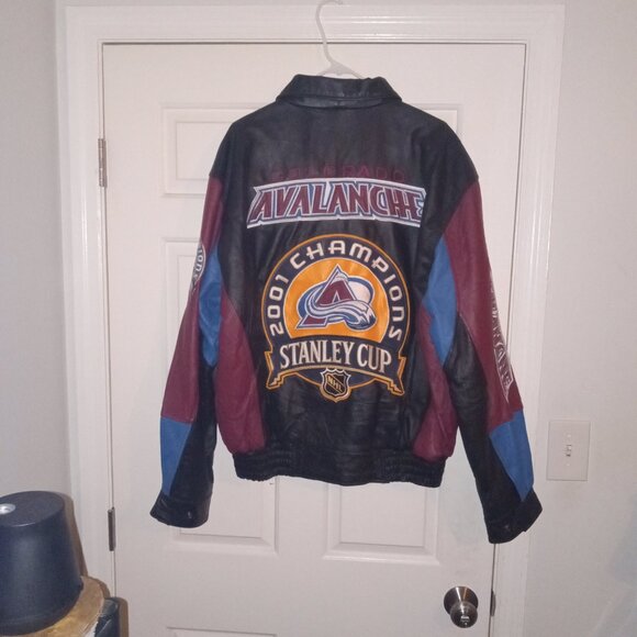 Jeff Hamilton | Jackets & Coats | Men Colorado Avalanche 20 Jeff Hamilton Nhl Championship ...